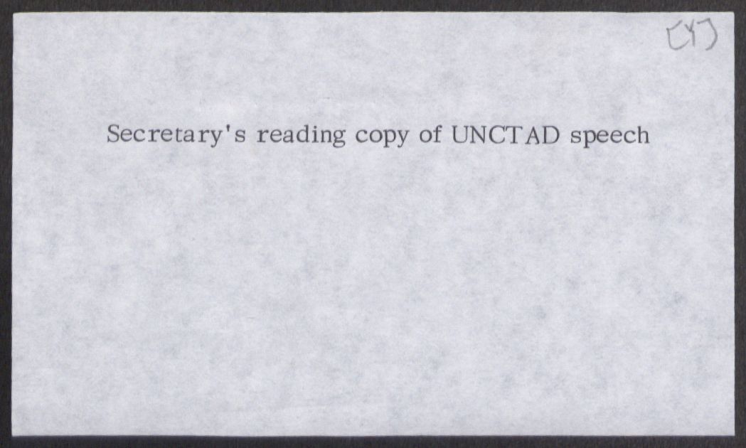 United Nations Conference on Trade and Development (UNCTAD), Nairobi ...