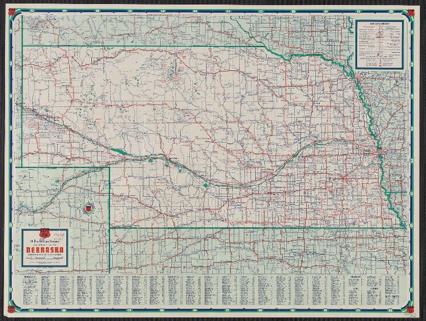 1942 official road map, Nebraska / [prepared for] Phillips Petroleum ...