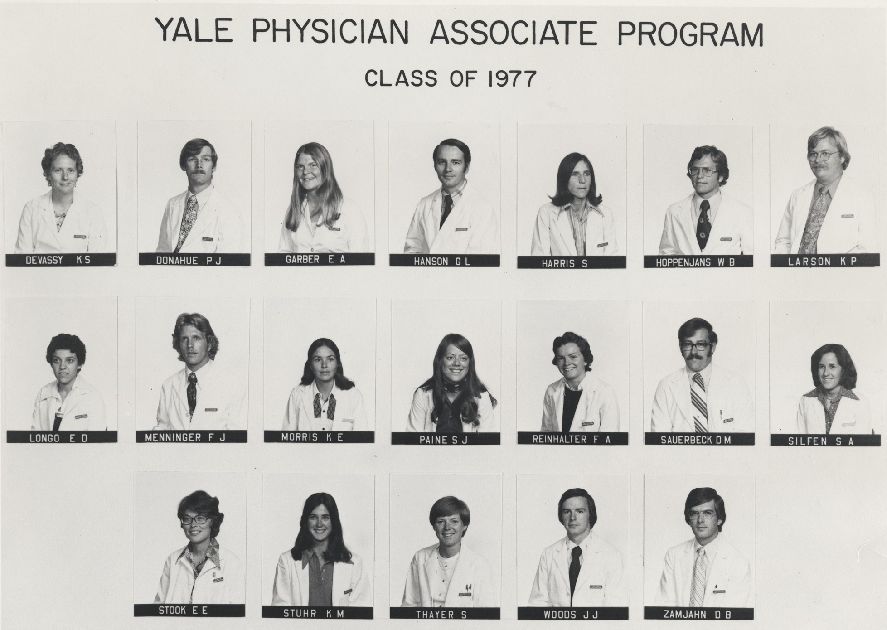 Yale Physician Associate Program, Class of 1977 - Yale University Library