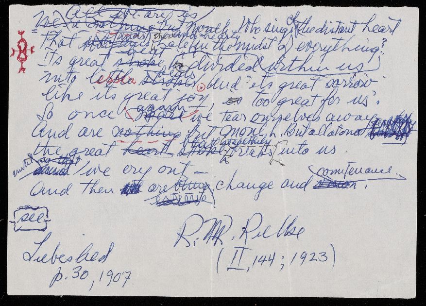 German texts with English translations, typescripts, corrected - Yale ...